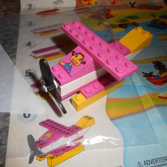 Lego | Toys | Vtg Set Complete Legos For Beginners Airplane W Sheet In ...